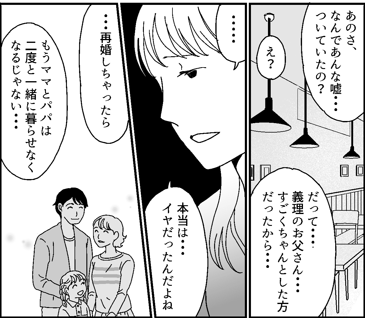 <娘と継父の真実は……?>本当は、ママに再婚して欲しくなかった……【第16話まんが:娘の気持ち】 ママスタセレクト